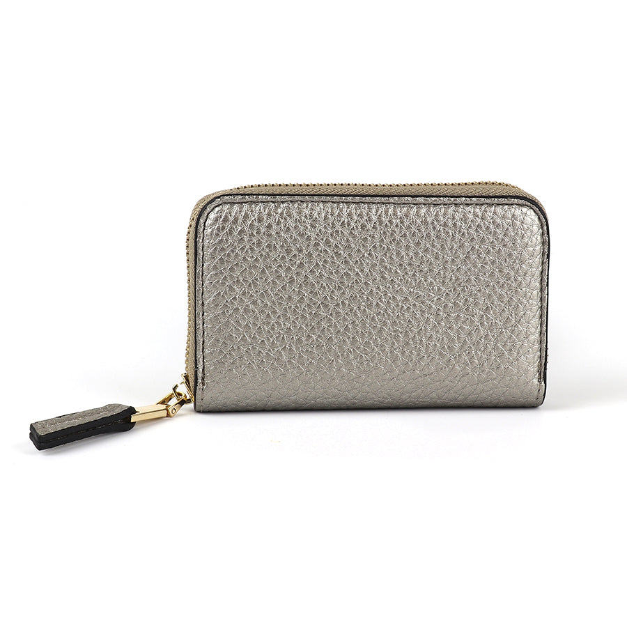 METALLIC SS25 PU MINI PURSE – Zebra Blush