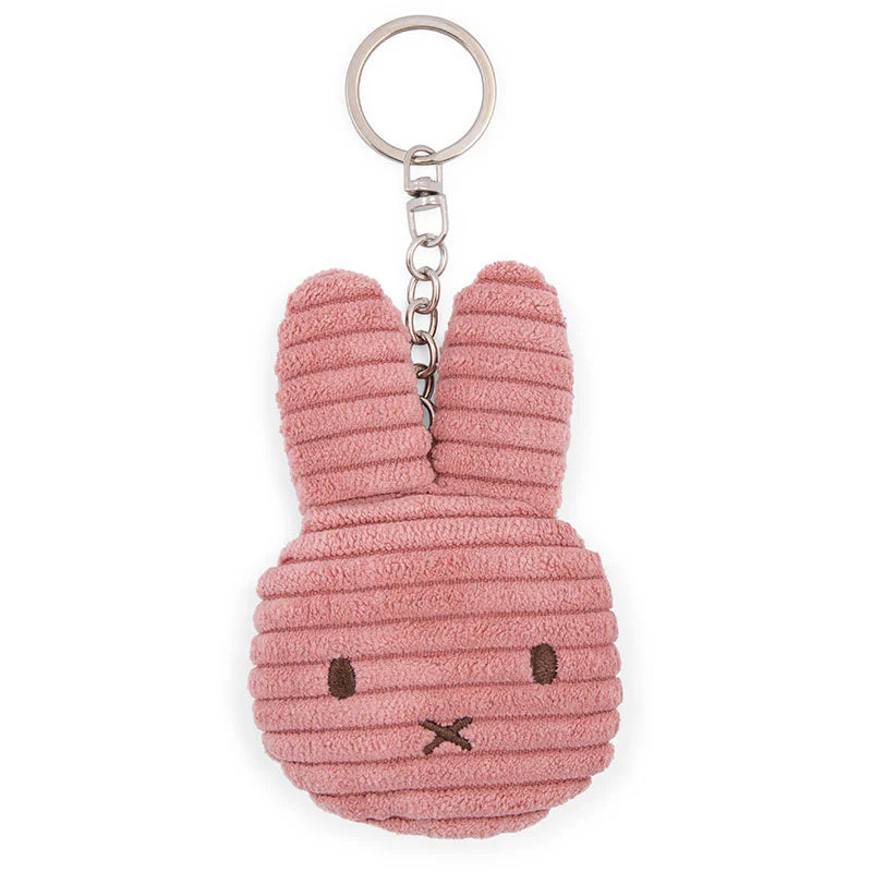 Miffy Flat Corduroy ECO Keyring Dusty Rose - 10cm – Zebra Blush